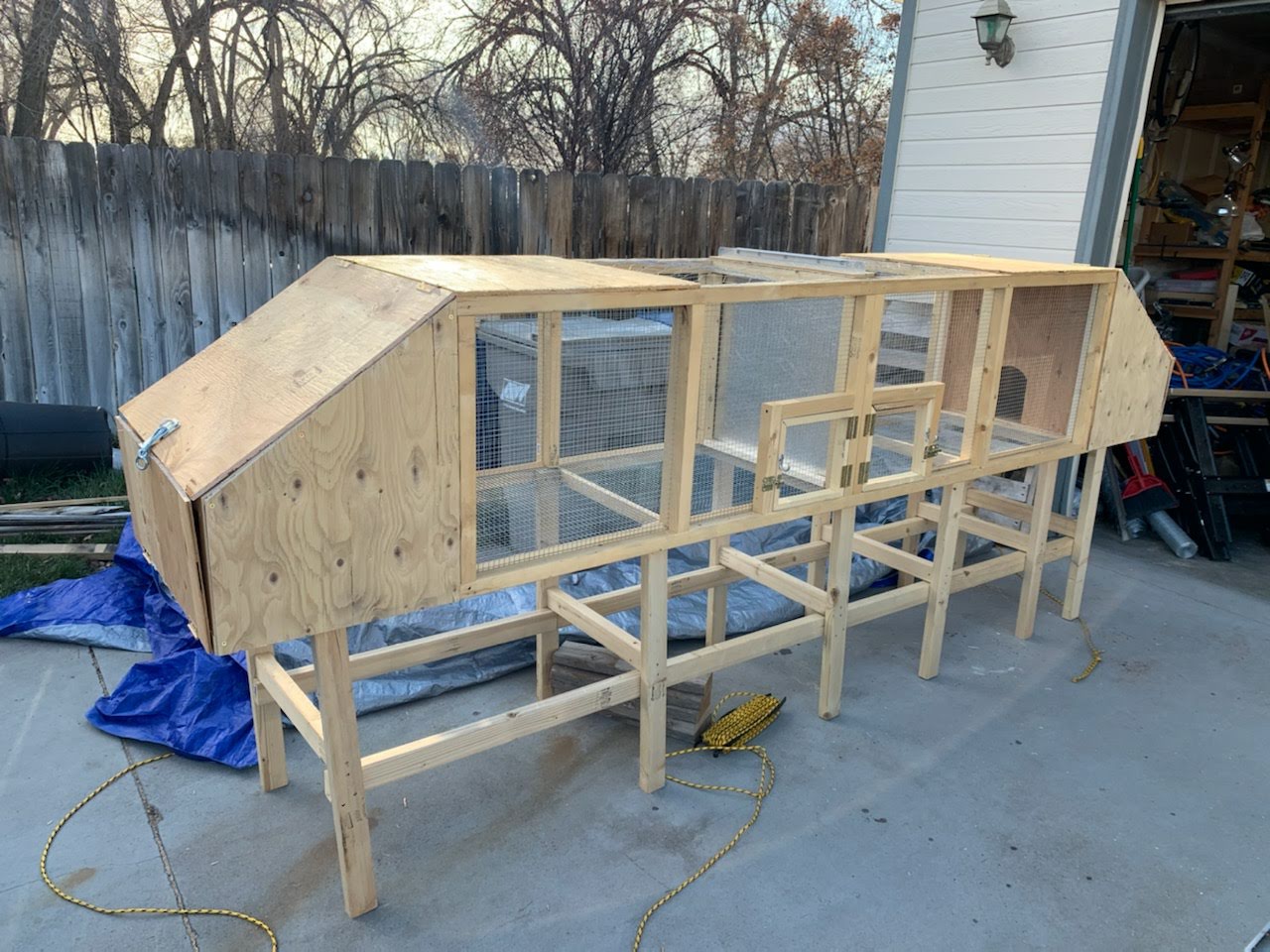custom rabbit hutch - Tumbleweed Woodcrafts